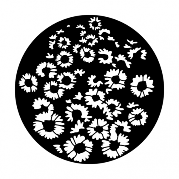 Apollo PrintScenic Plastic Gobo ME2049 Sunflower Breakup (Apollo PP-ME2049)