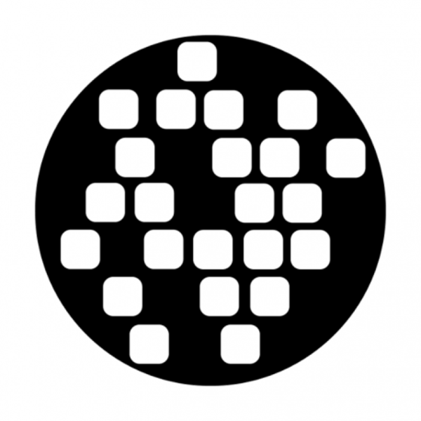 Apollo PrintScenic Plastic Gobo ME2163 Staggered Tile (Apollo PP-ME2163)