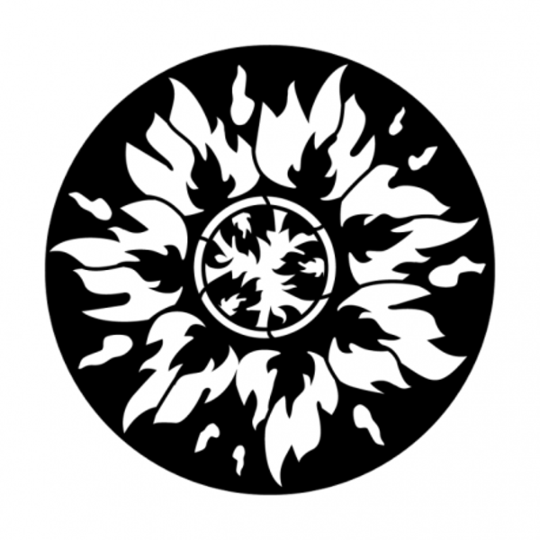 Apollo PrintScenic Plastic Gobo ME2471 Breakup-Fire (Apollo PP-ME2471)