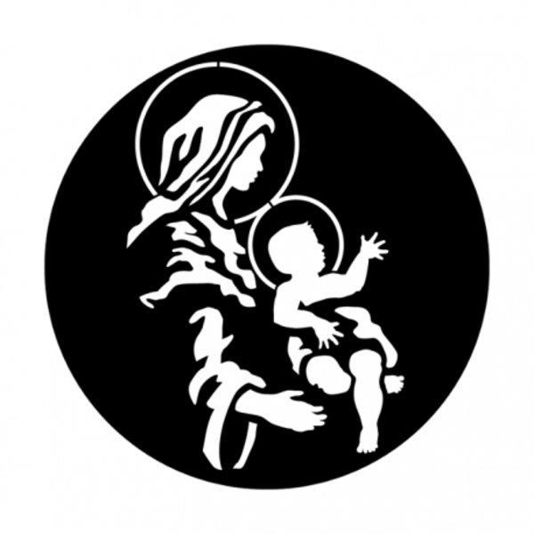 Apollo PrintScenic Plastic Gobo ME3407 Madonna & Child (Apollo PP-ME3407)