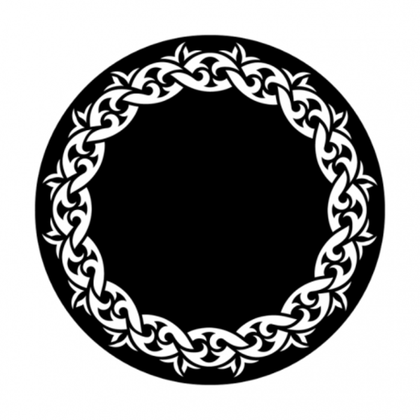 Apollo PrintScenic Plastic Gobo ME4198 Tribal Ring (Apollo PP-ME4198)