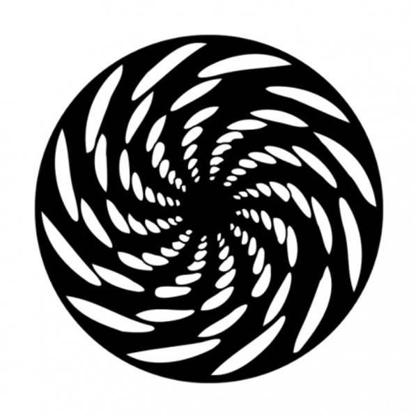 Apollo PrintScenic Plastic Gobo ME4212 Spinning Tunnel (Apollo PP-ME4212)