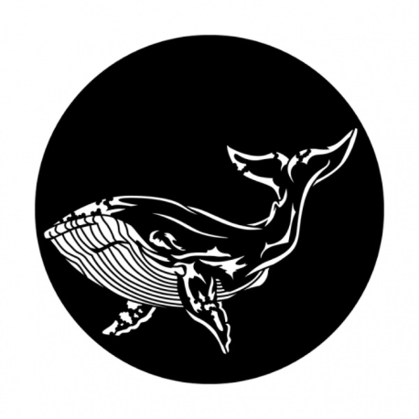 Apollo PrintScenic Plastic Gobo ME7057 Sea Whale (Apollo PP-ME7057)