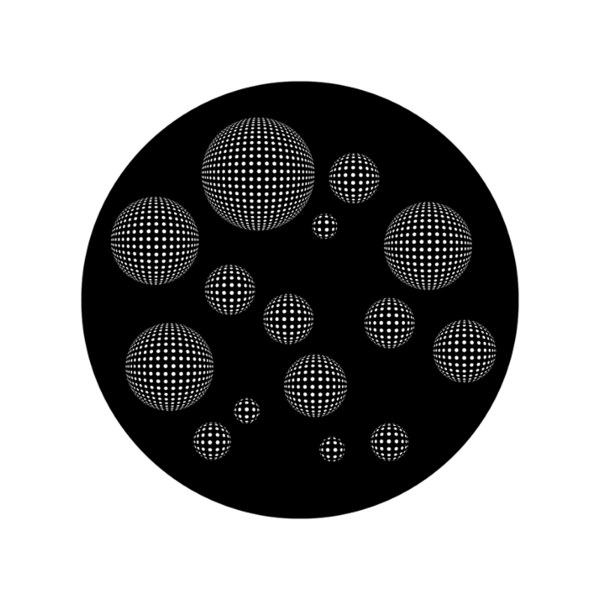 Apollo SuperRes Glass Gobo 0116 Juggling Spheres (Apollo SR-0116)
