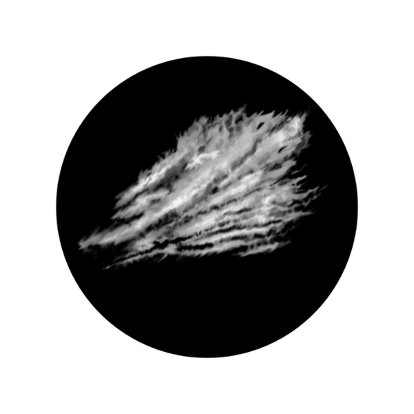 Apollo SuperRes Glass Gobo 0126 Layered Cloud (Apollo SR-0126)