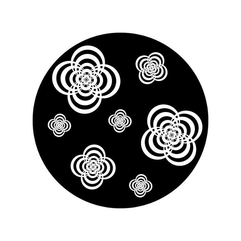 Apollo SuperRes Glass Gobo 1104 Interlocking Circles (Apollo SR-1104)