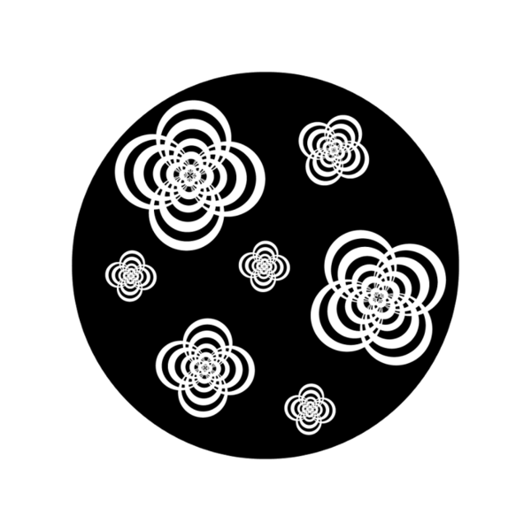 Apollo SuperRes Glass Gobo 1104 Interlocking Circles (Apollo SR-1104)
