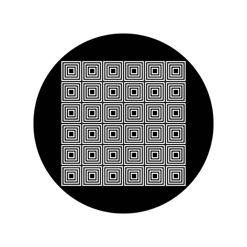 Apollo SuperRes Glass Gobo 1106 Box Illusion (Apollo SR-1106)