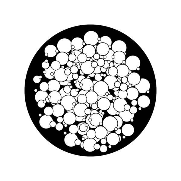 Apollo SuperRes Glass Gobo 6137 Bubble Overload (Apollo SR-6137)