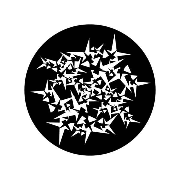 Apollo SuperRes Glass Gobo 6161 Ninja Stars (Apollo SR-6161)