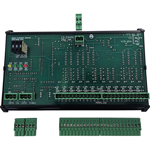 Doug Fleenor Analog to DMX Converter - 12 Channel - 0-10V Inputs (Doug ...