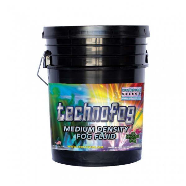 Froggy's Fog Techno Fog - Medium Density Fog Fluid - 5 Gallon Pail ...