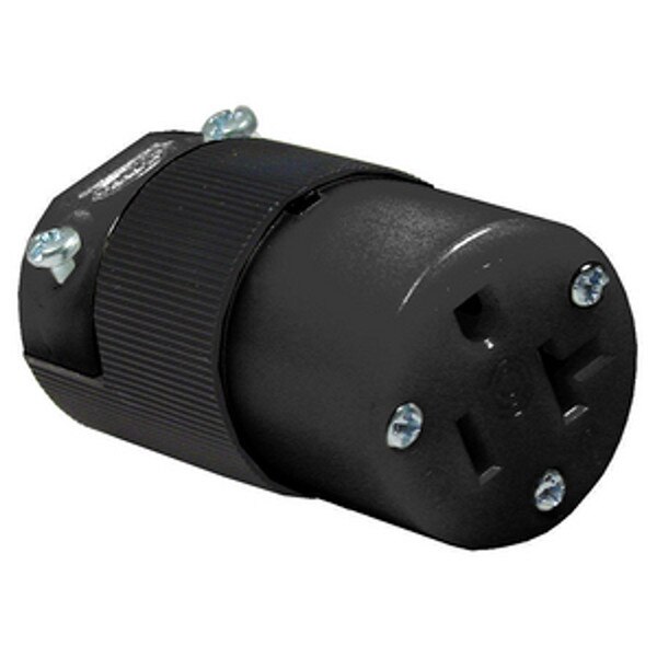 Hubbell HBL5369EBK Insulgrip Heavy Duty 5-20R Edison - 20A 125V Female ...