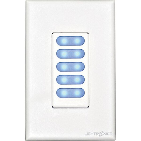 Lightronics 5-Scene Button Remote Station- Toggle Scene Control- Single ...