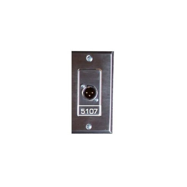 Pathway Male 3 Pin XLR Insert with Terminals (Pathway 5107SS-BL)