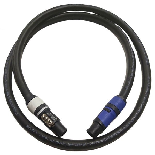 Male Neutrik PowerCON Blue to Female Neutrik PowerCON Gray 100ft SJOOW ...