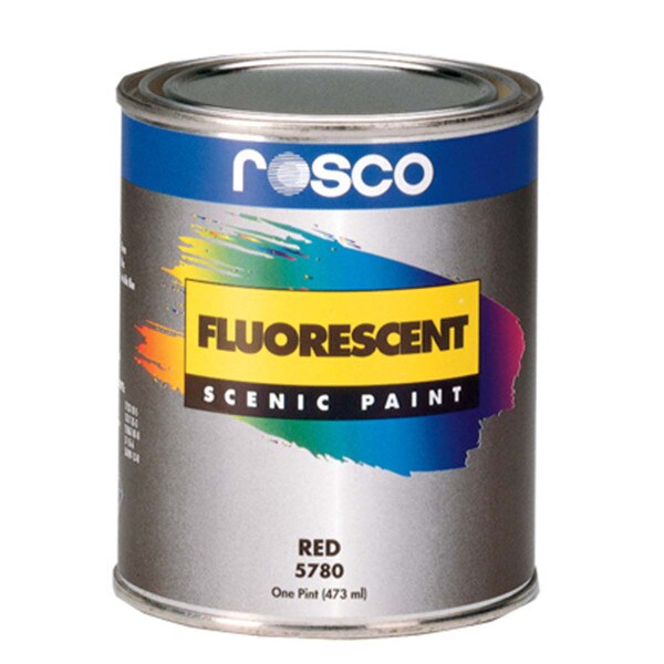 Rosco Fluorescent Paint - 5780 - Red Quart (Rosco 150057800032)