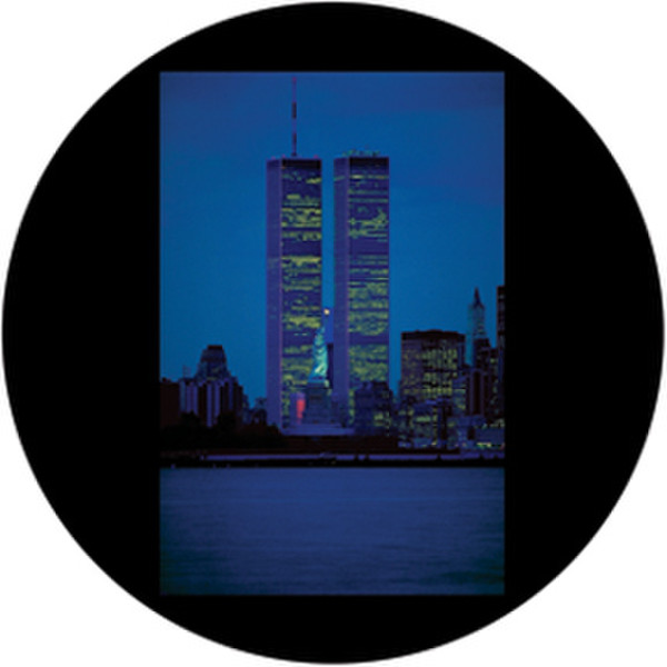 Rosco Plastic Gobo - Twin Towers (Rosco Cool Ink 86723)