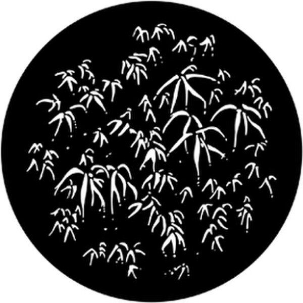 Rosco HD Plastic Gobo - Bamboo Leaves (Rosco Cool Ink HD 77782)