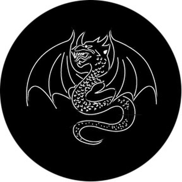 Rosco HD Plastic Gobo - Dragon Tattoo (Rosco Cool Ink HD 78634)