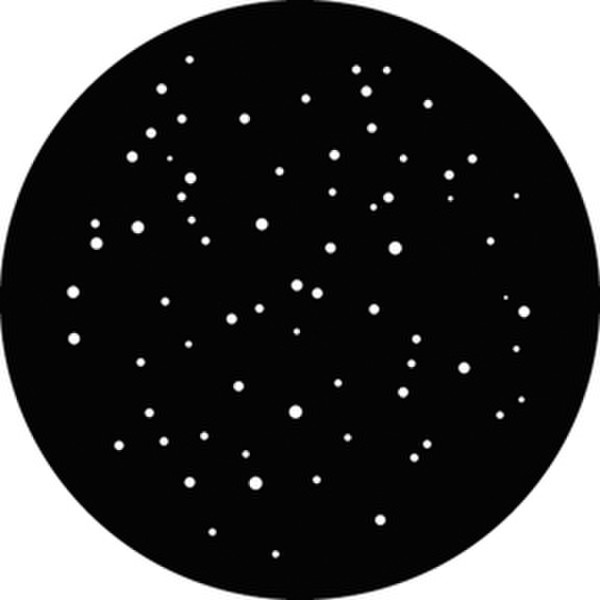 Rosco GAM Steel Gobo - Realistic Stars (Rosco GAM Steel Gobo 231)