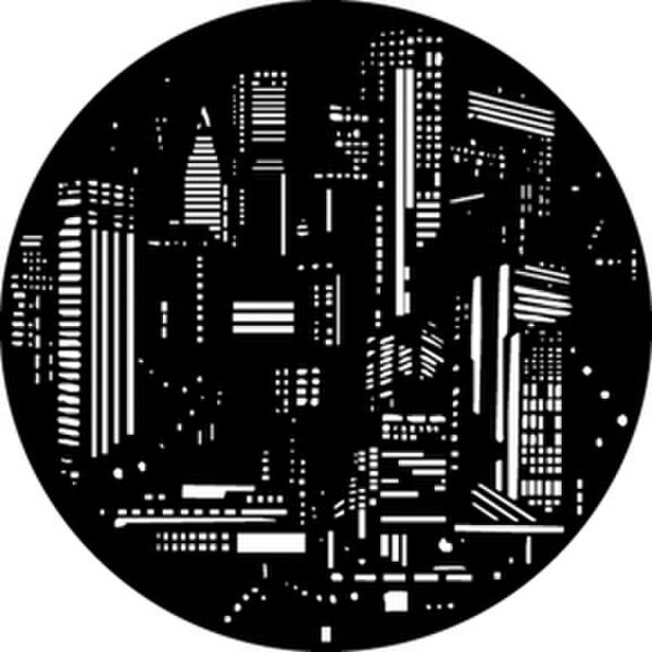 Rosco GAM Steel Gobo - City Lights (Rosco GAM Steel Gobo 261)