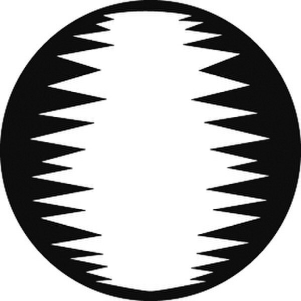 Rosco GAM Steel Gobo - Spotlight Gobo 6 (Rosco GAM Steel Gobo 279)