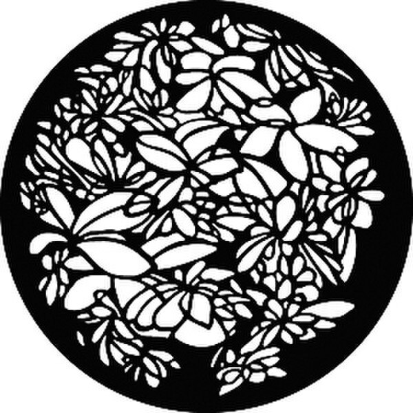 Rosco GAM Steel Gobo - Leaf Pattern (Rosco GAM Steel Gobo 341)