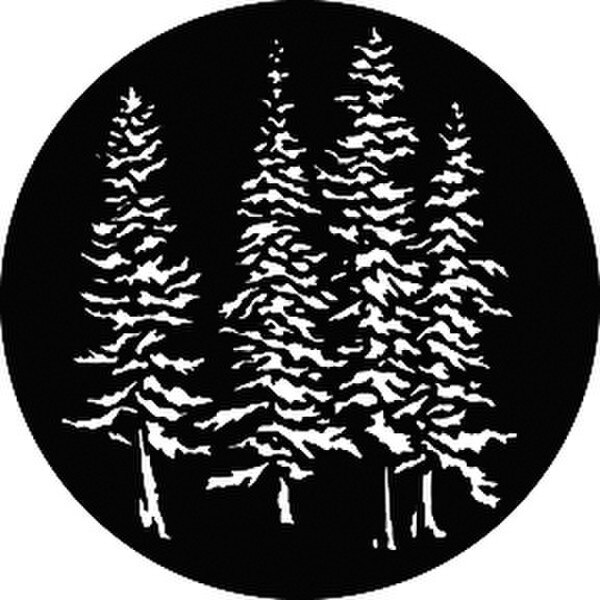 Rosco GAM Steel Gobo - Evergreen Trees (Rosco GAM Steel Gobo 529)