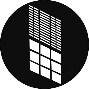 Rosco GAM Steel Gobo - Office Window 10 (Rosco GAM Steel Gobo 773)