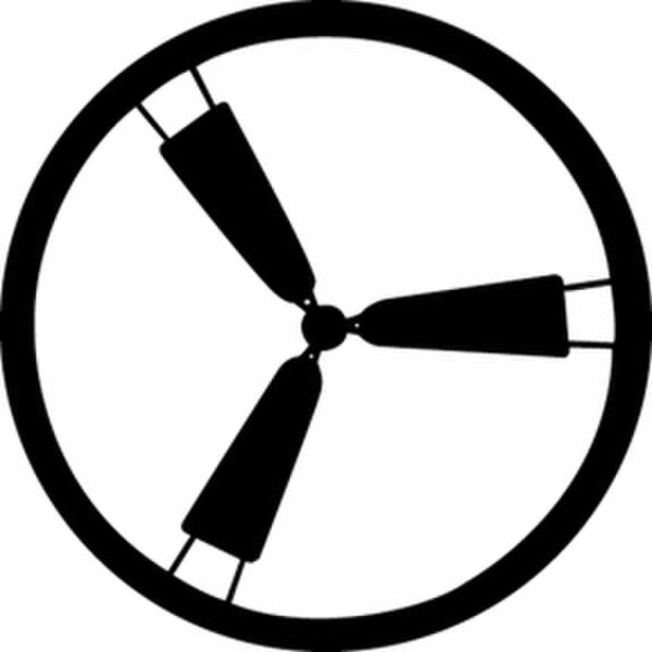 Rosco GAM Steel Gobo - Ceiling Fan 3 (Rosco GAM Steel Gobo 834)