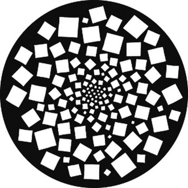 Rosco GAM Steel Gobo - Graduated Breakup 4 (Rosco GAM Steel Gobo 858)