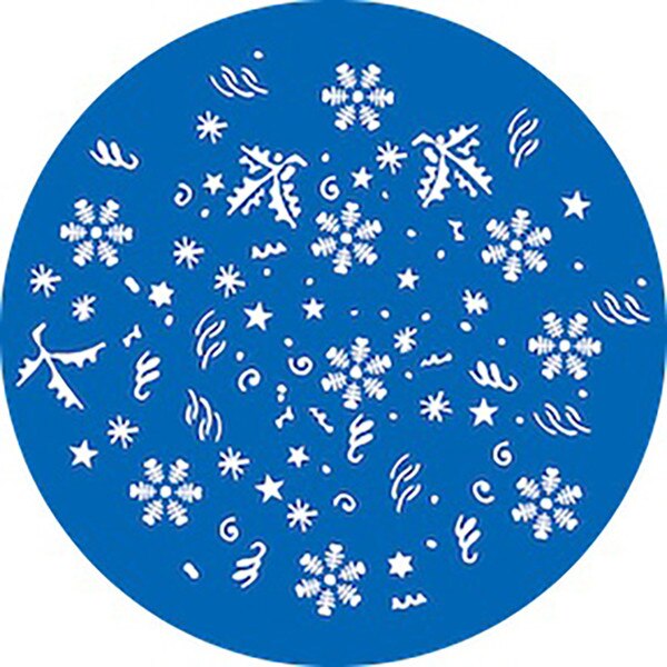 Rosco Glass Gobo 30mm and Under Size - Winter Party Blue (Rosco Glass ...