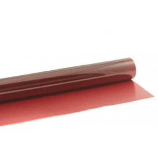 Rosco Supergel 124 Red Cyc Silk - 24in. x 25' Roll (Rosco SuperGel 124 ...