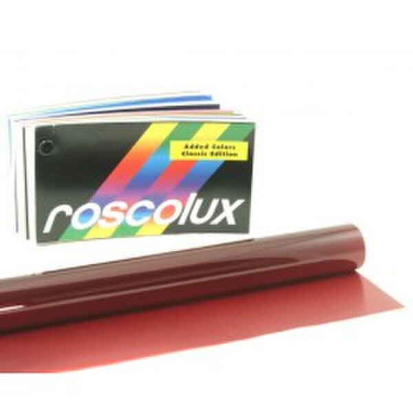 Rosco Roscolux 124 Red Cyc Silk - 20in. x 24in. Sheet (Rosco Roscolux ...