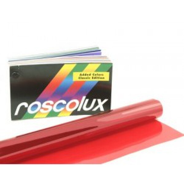 Rosco Roscolux 24 Scarlet - 20in. x 24in. Sheet (Rosco Roscolux Sheet R24)